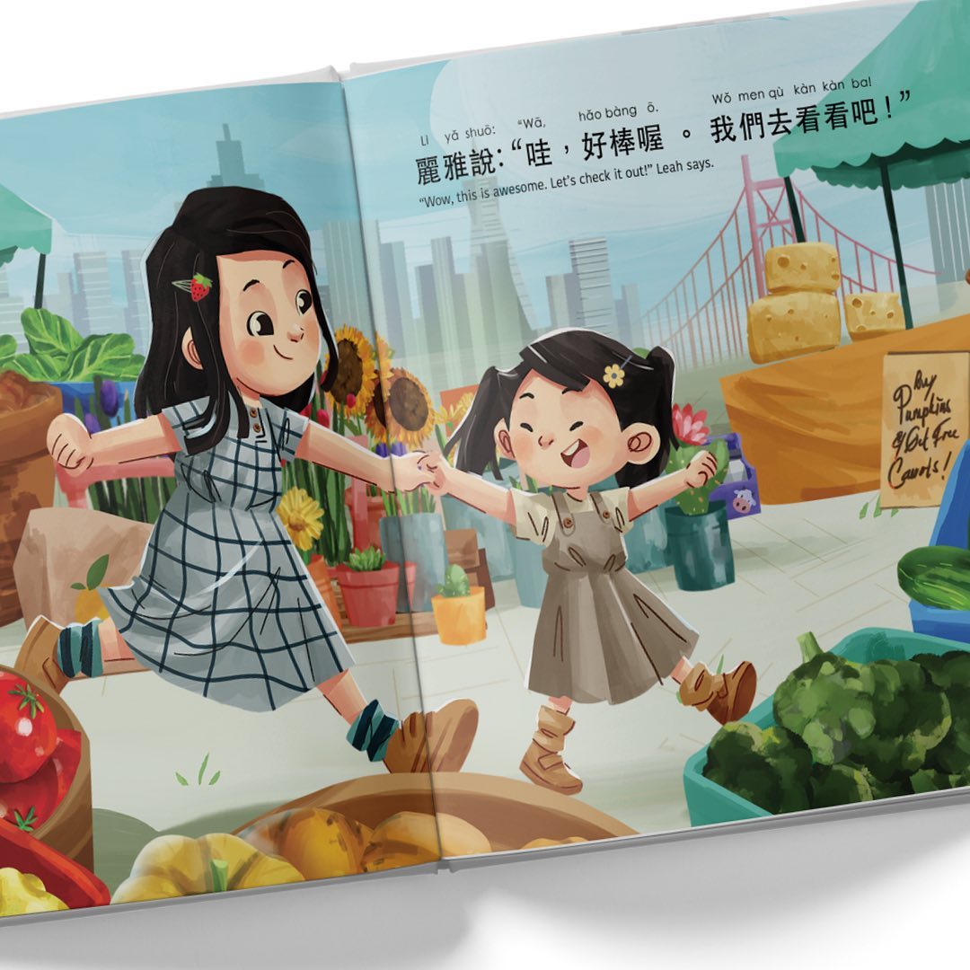 Let’s Go to the Farmers’ Market (a bilingual children’s book) – Moy ...
